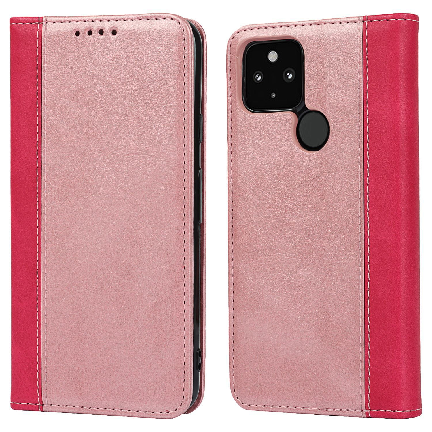 Colorblock Flip Wallet Phone Leather Case for Google Pixel 8A 8 Pro 7A ...