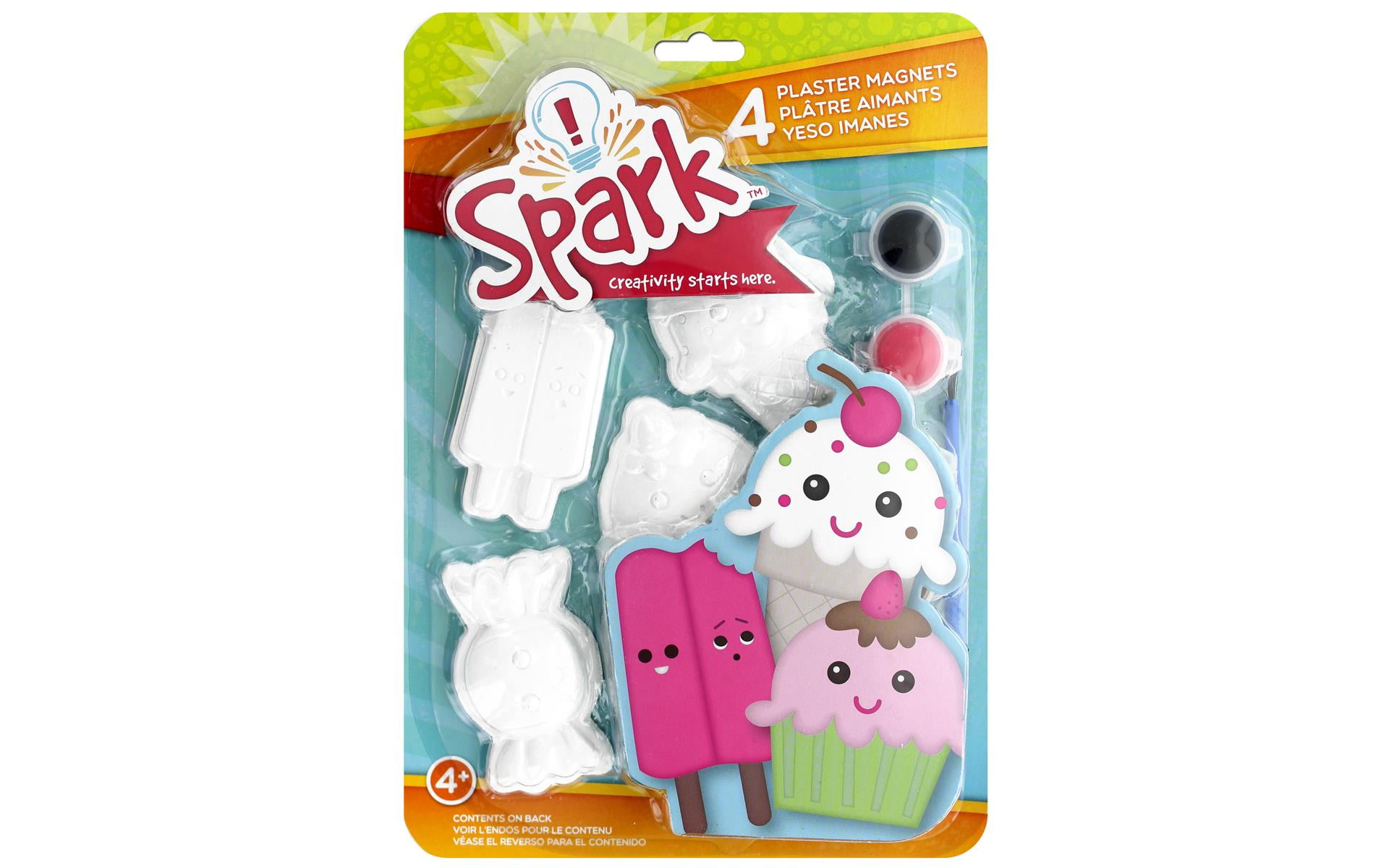 Colorbok Kit Spark Plaster Magnets Sweets - Walmart.com