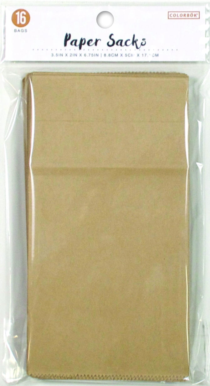Colorbok Kraft Brown Paper Sacks, 16 Bags - Arts and Craft - Walmart.com