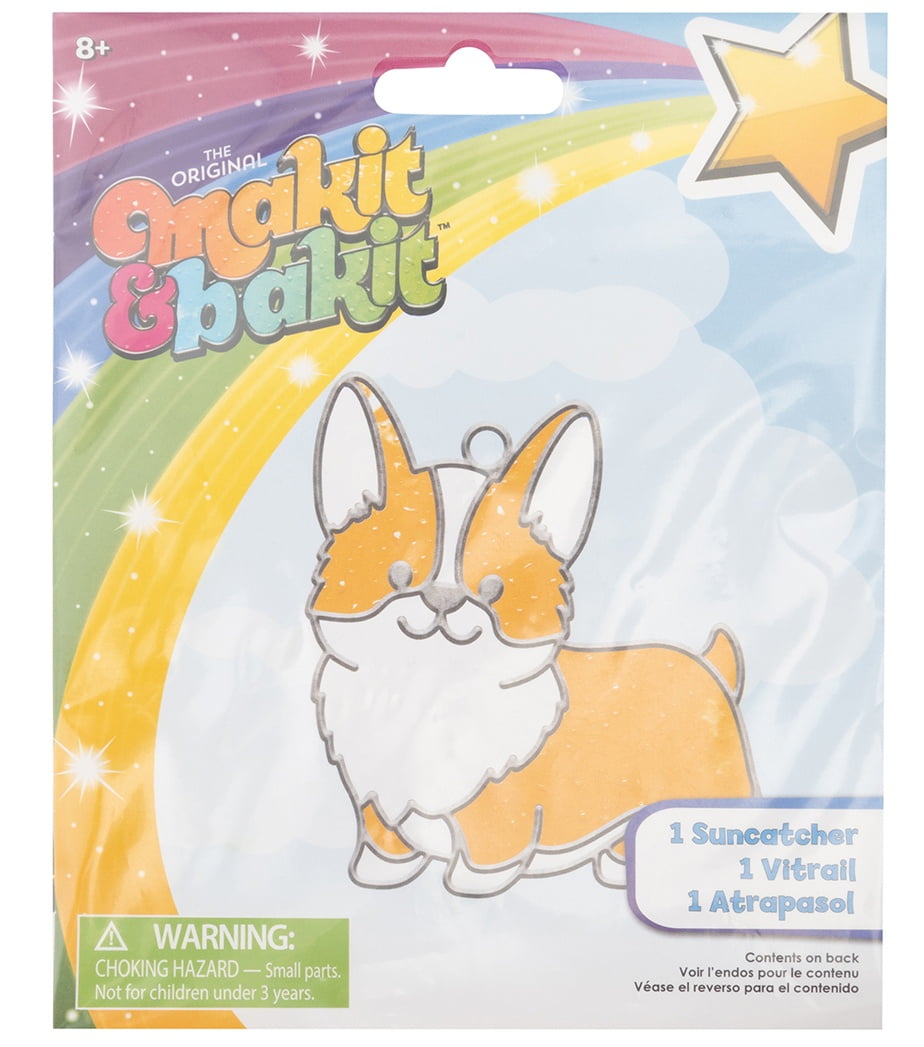 Colorbok Makit & Bakit Suncatcher Kit-Corgi - Walmart.com