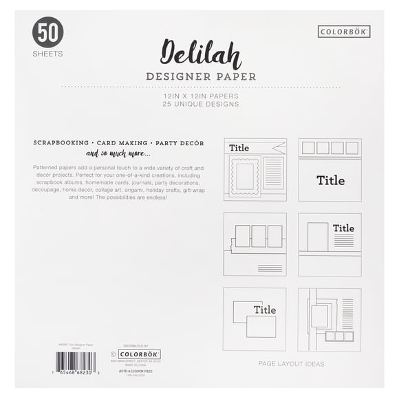 Decorative Craft Paper 12x12