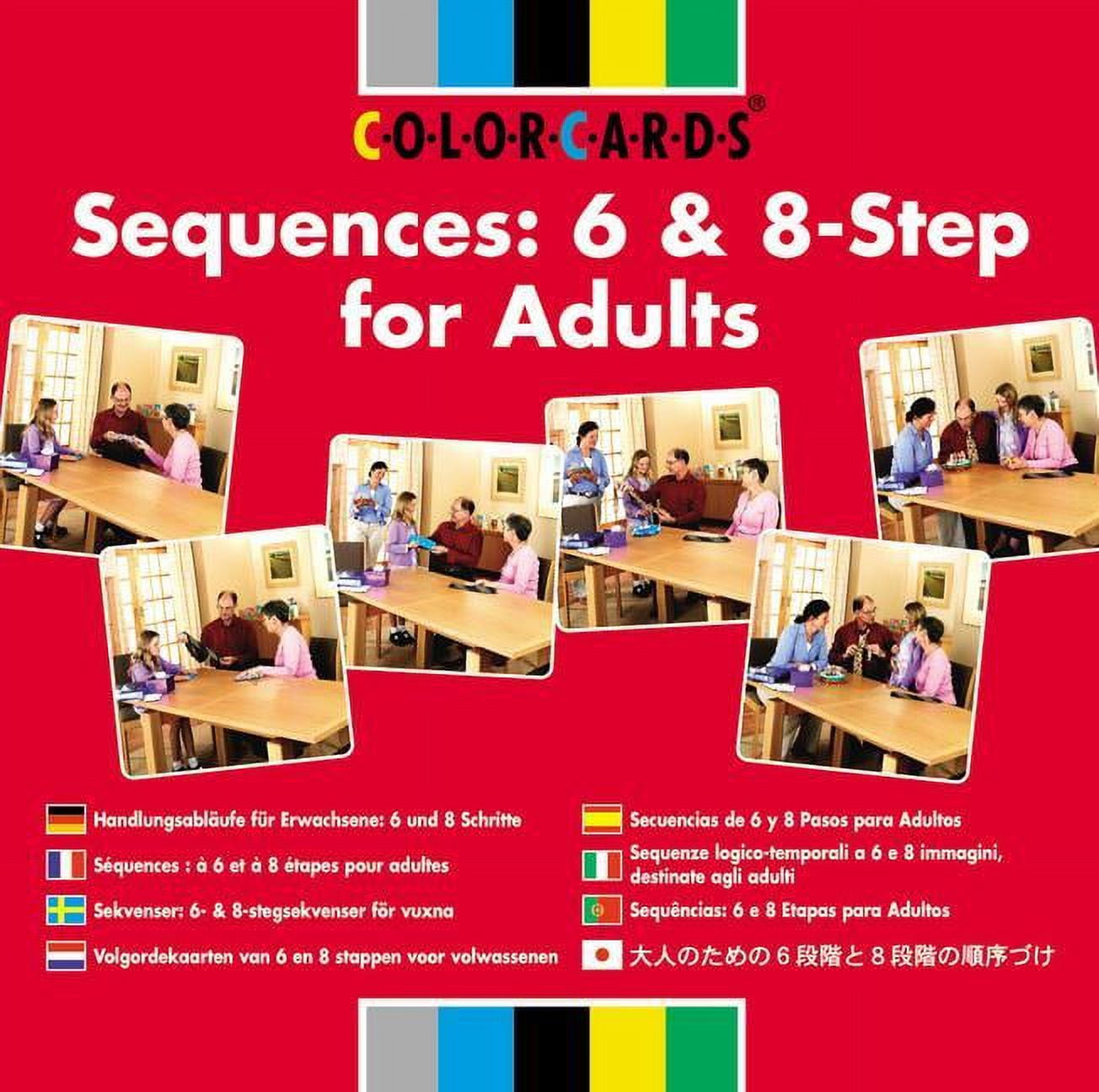Colorcards: Sequences: Colorcards: 6 and 8-Step for Adults (Other ...