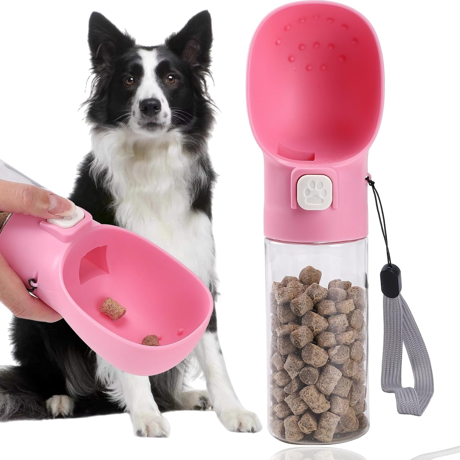 Colorday Handheld Dog Treat TMA2 Dispenser Built-in Clicker & Treat ...
