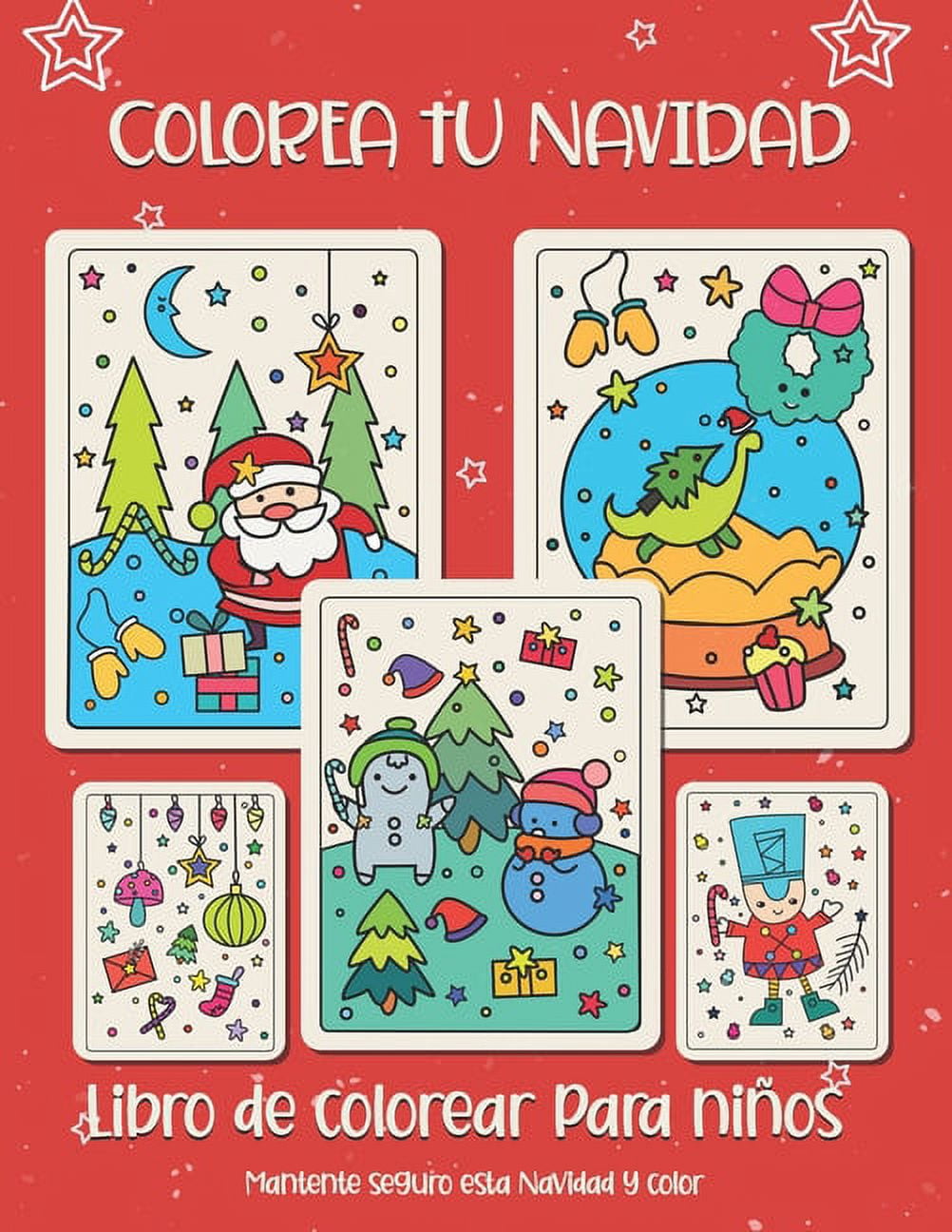 Colorea tu Navidad. Libro de colorear para niÃ±os: Regalo de Navidad ...