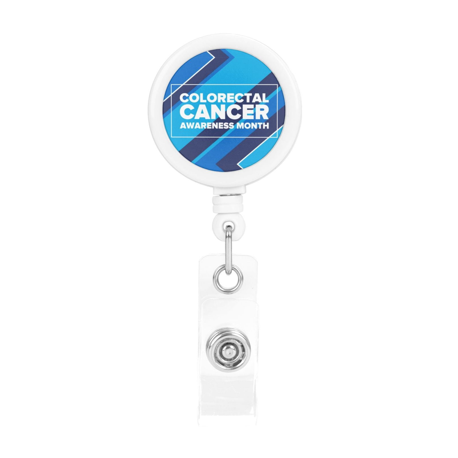 Colorectal Cancer Awareness Month Badge Reel Retractable Badge Holder ...