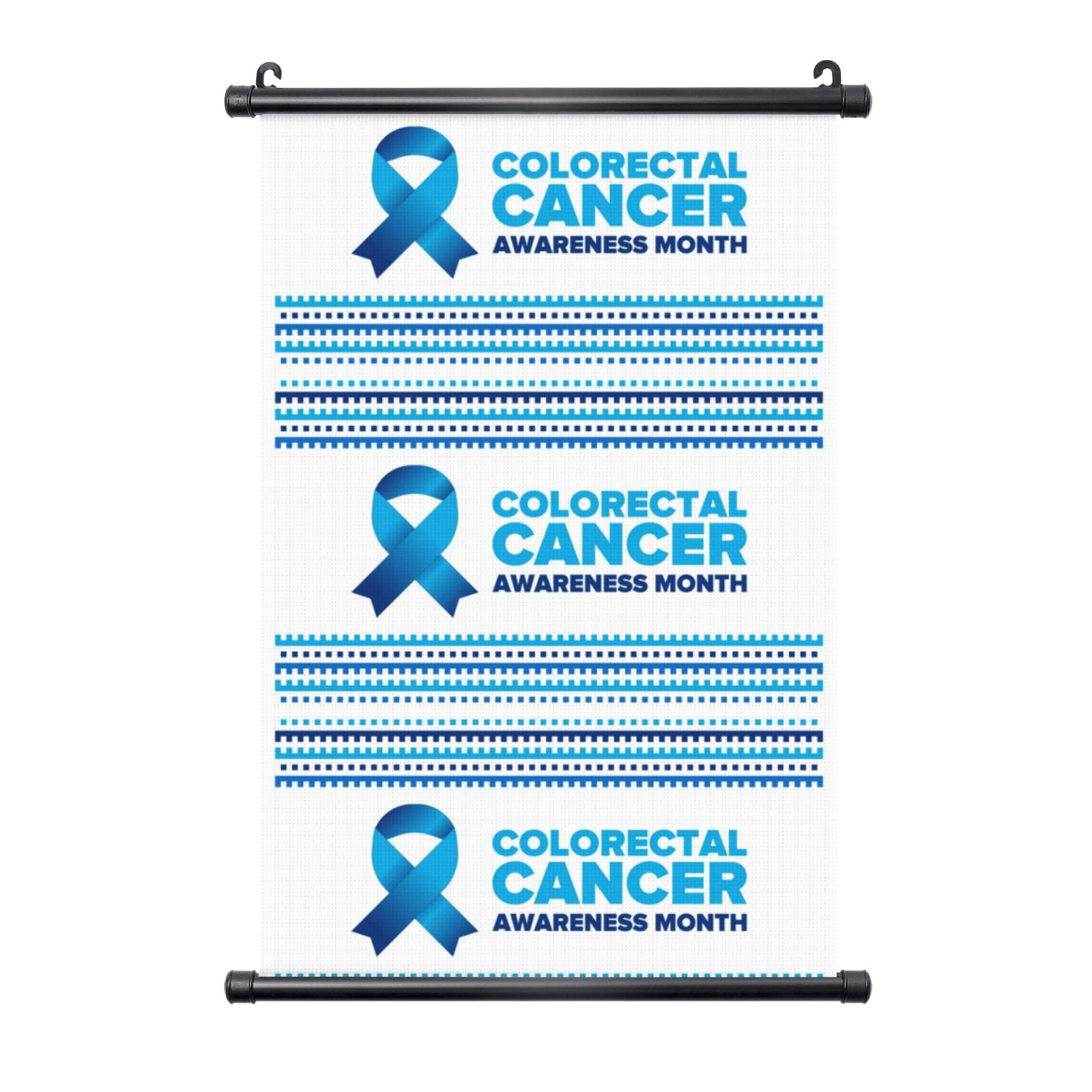 Colorectal Cancer Awareness Month Blue Ribbon 2025 Poster Wall Art ...