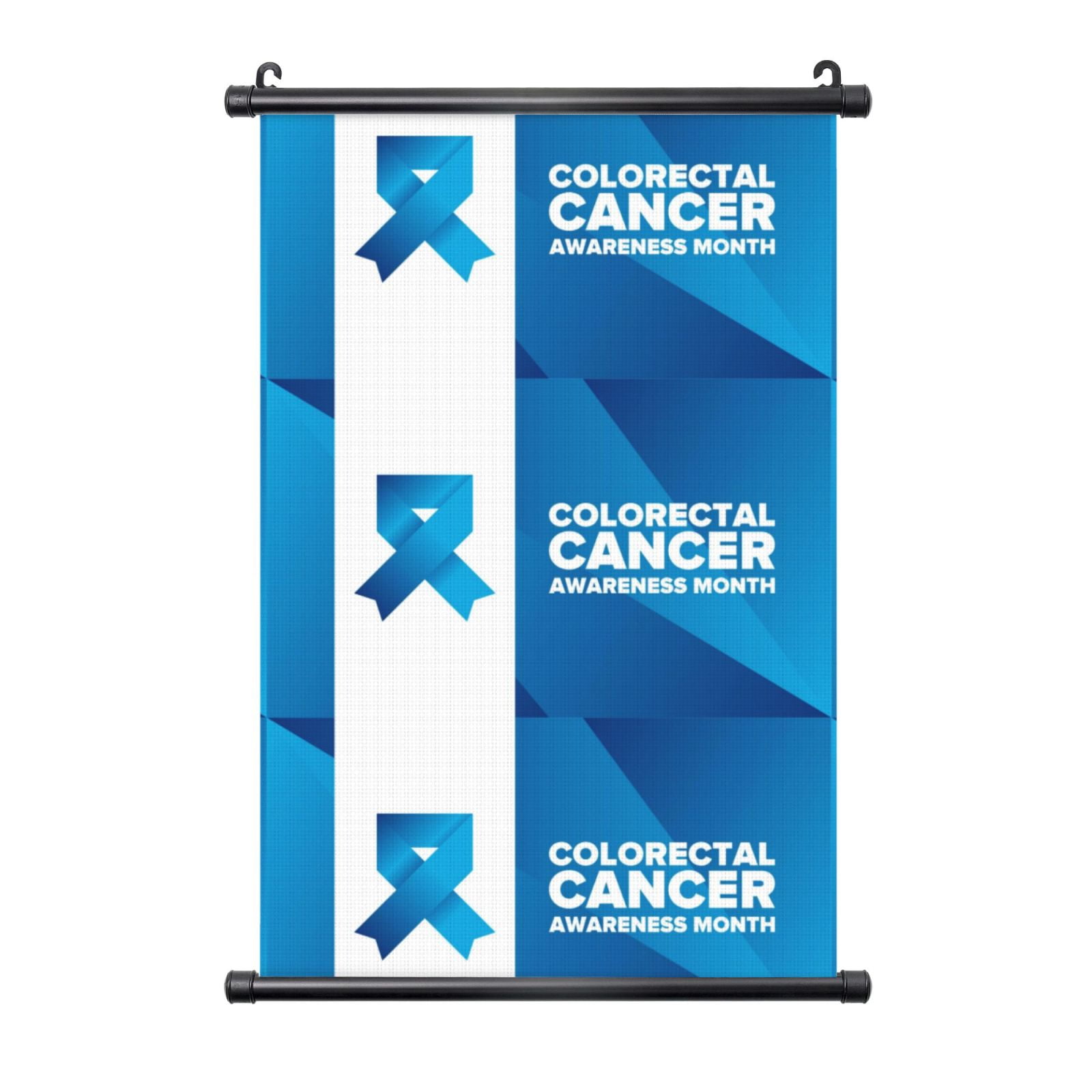 Colorectal Cancer Awareness Month Blue Ribbon 2025 Poster Wall Art ...