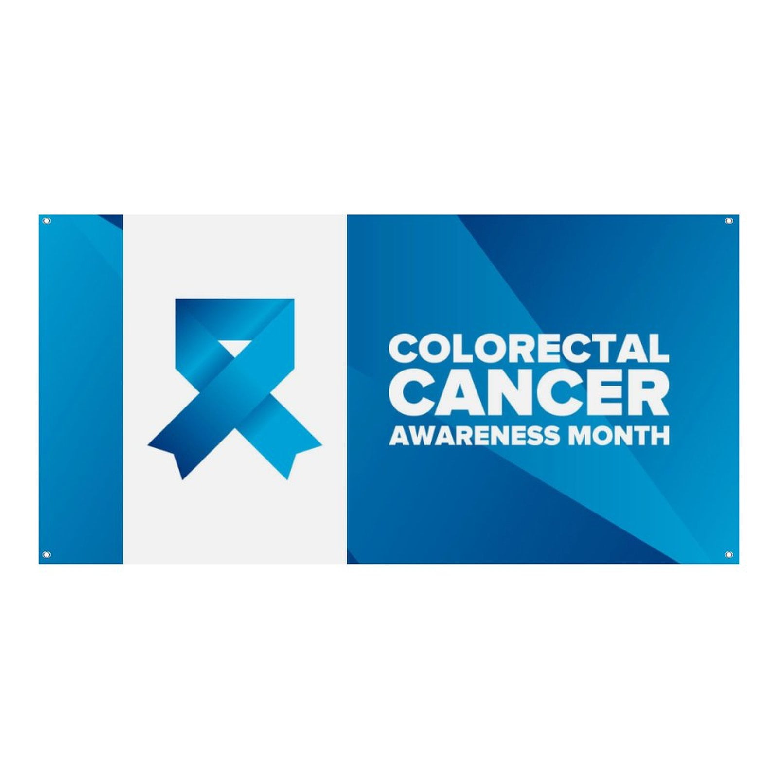 Colorectal Cancer Awareness Month Blue Ribbon Banners Flag Hanging ...