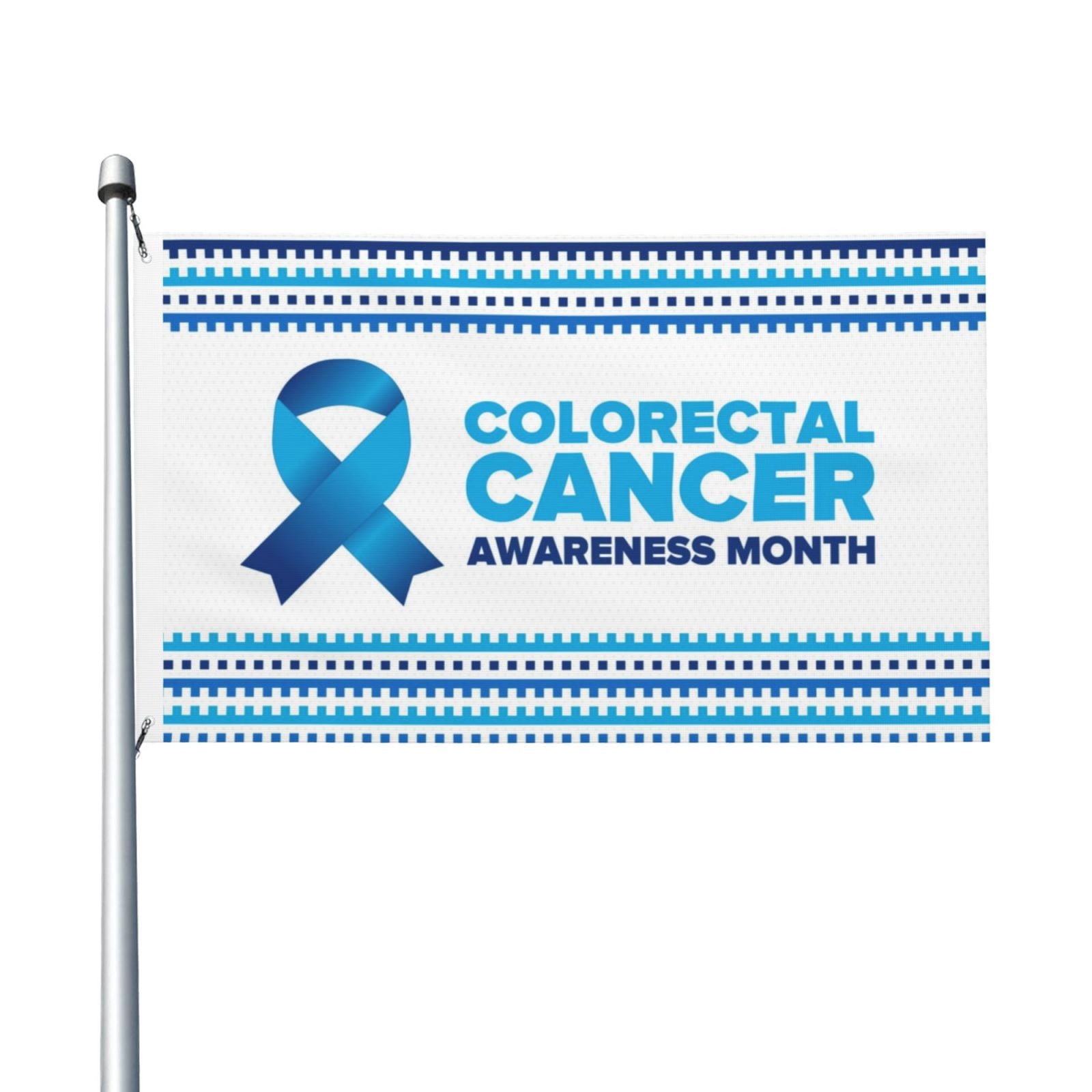 Colorectal Cancer Awareness Month Flag 3x5 Ft Double-Sided Flag Outdoor ...