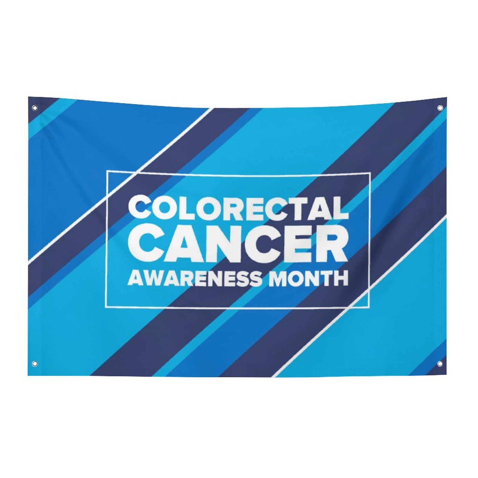 Colorectal Cancer Awareness Month Tapestry Banner Backdrop Flag ...