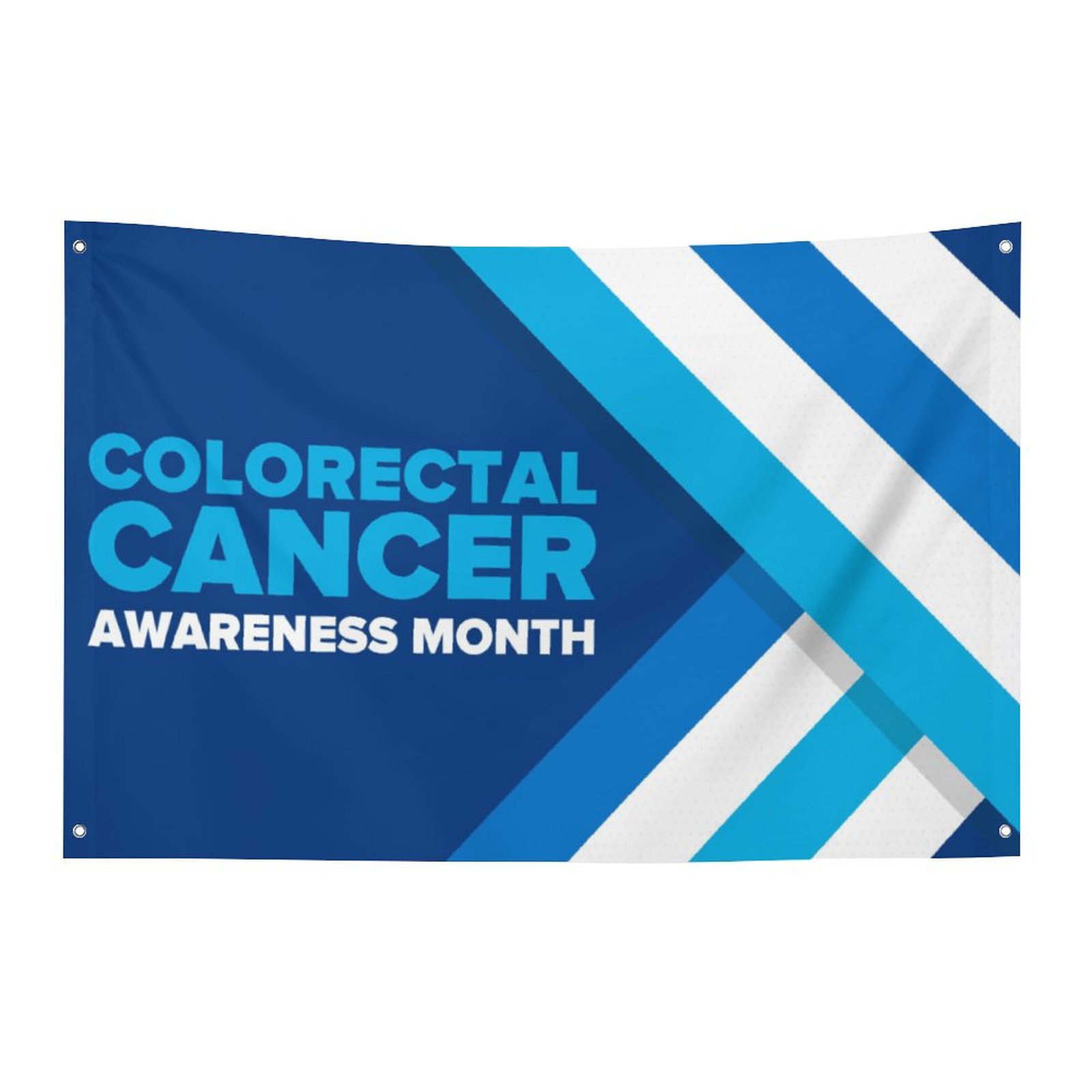 Colorectal Cancer Awareness Month Tapestry Banner Backdrop Flag ...