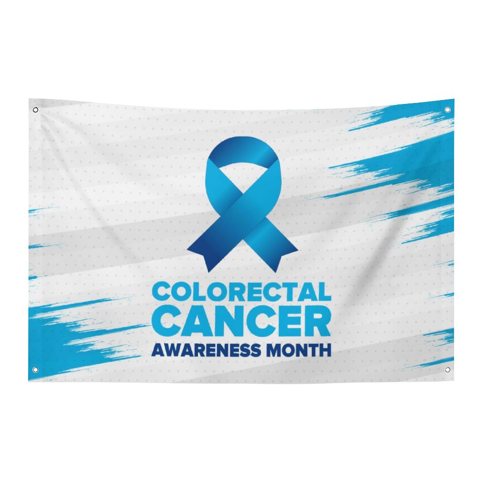 Colorectal Cancer Awareness Month Tapestry Banner Backdrop Flag ...