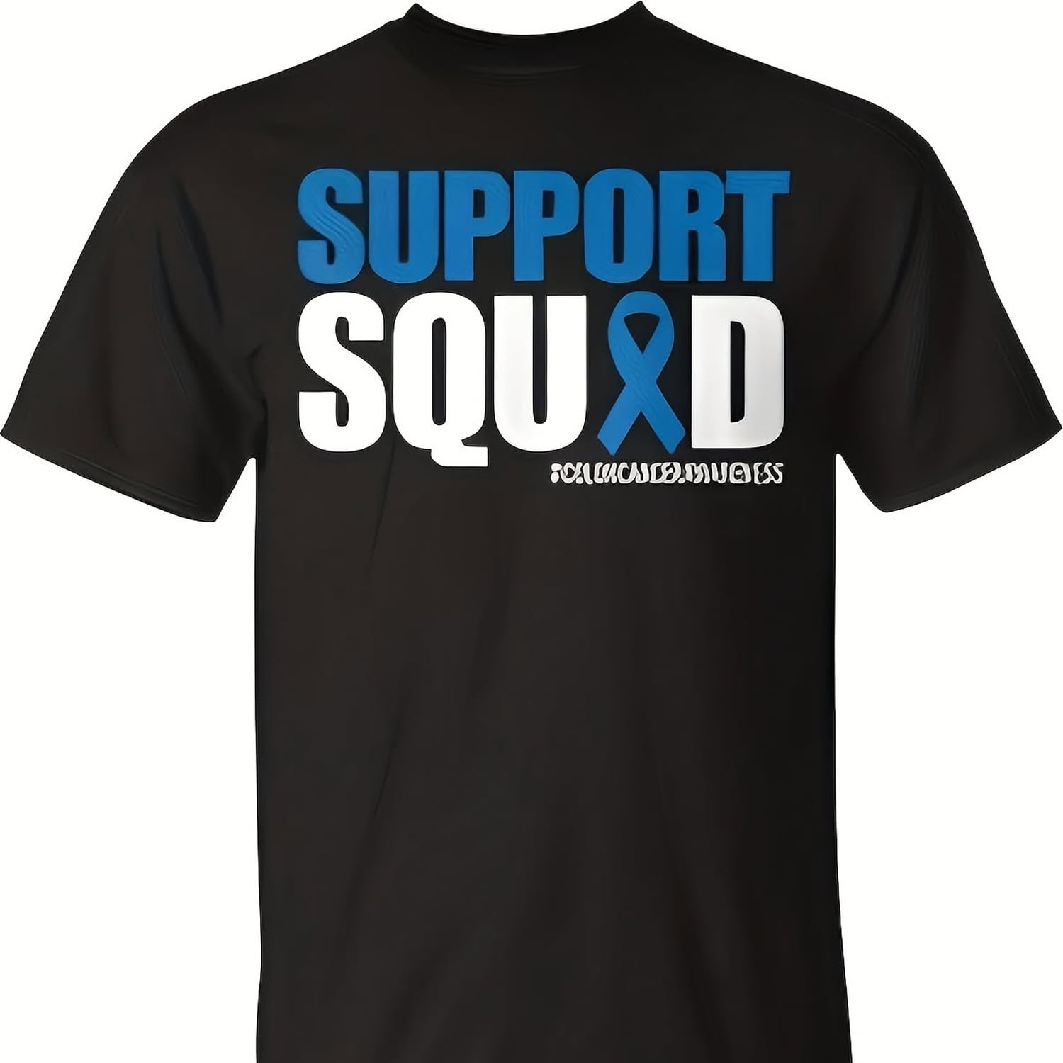 Colorectal Colon ncer Awareness Port Blue Ribbon T-Shirt - Walmart.com