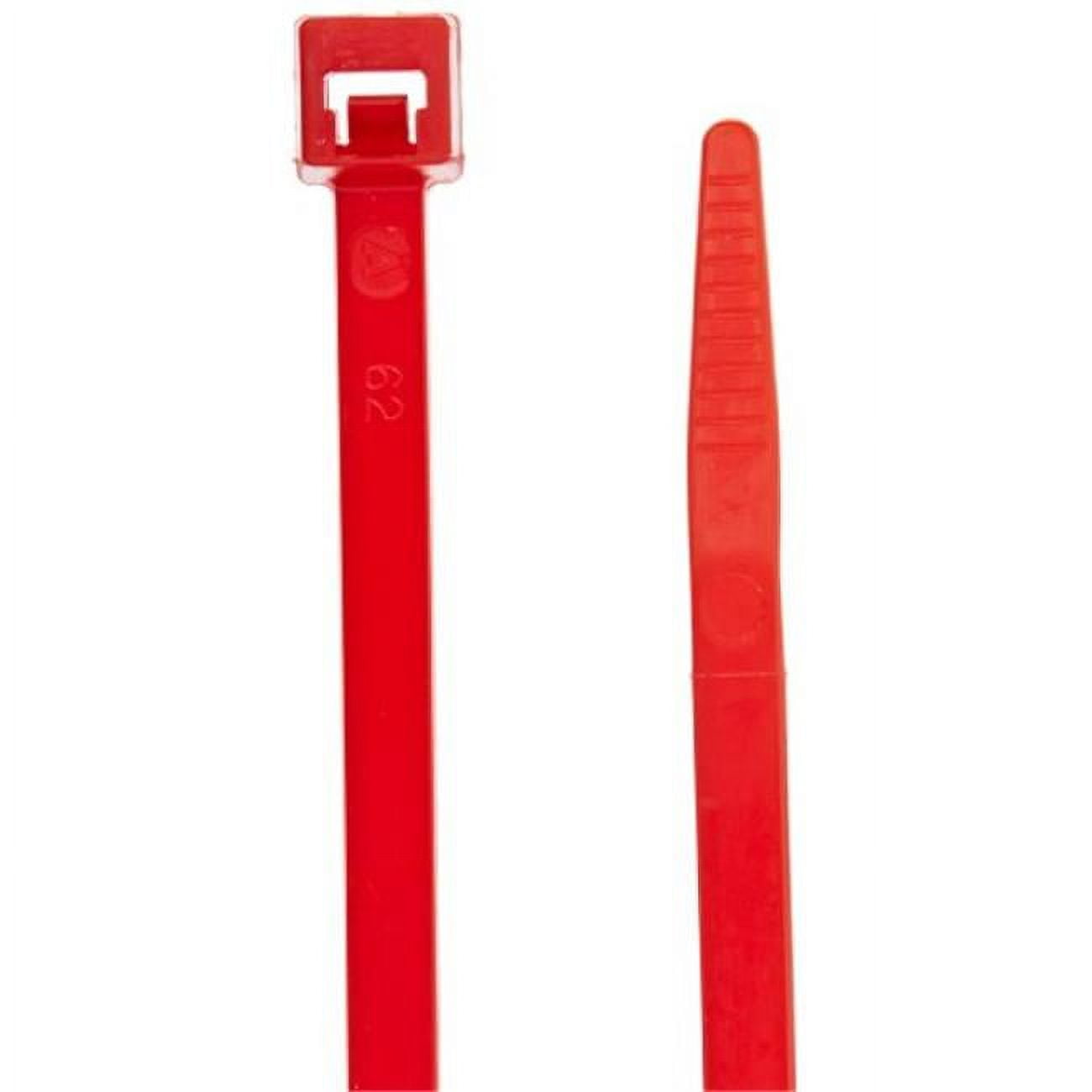 Colored 8 in. Red Cable Ties - Pack of 100 - Walmart.com