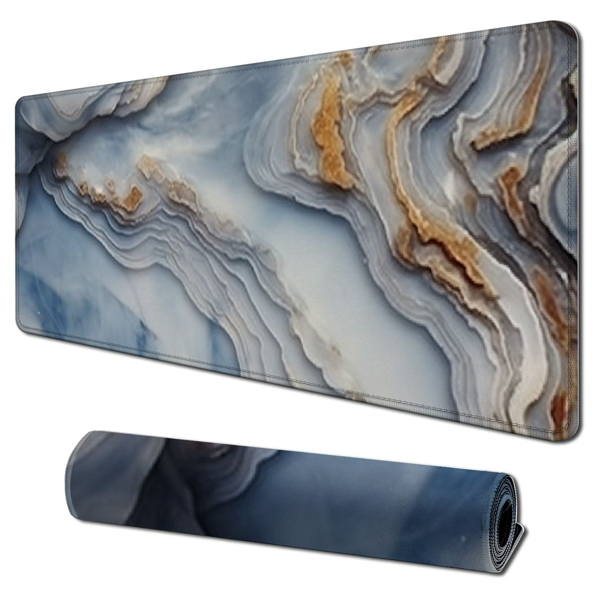 Colored Art Marble Mouse Pad, Smooth Premium-Textured Mouse Mat, Office ...