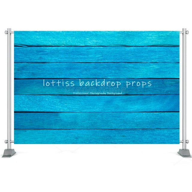 Colored Blue Wood Board Themed Background Cloth For Photography Baby ...