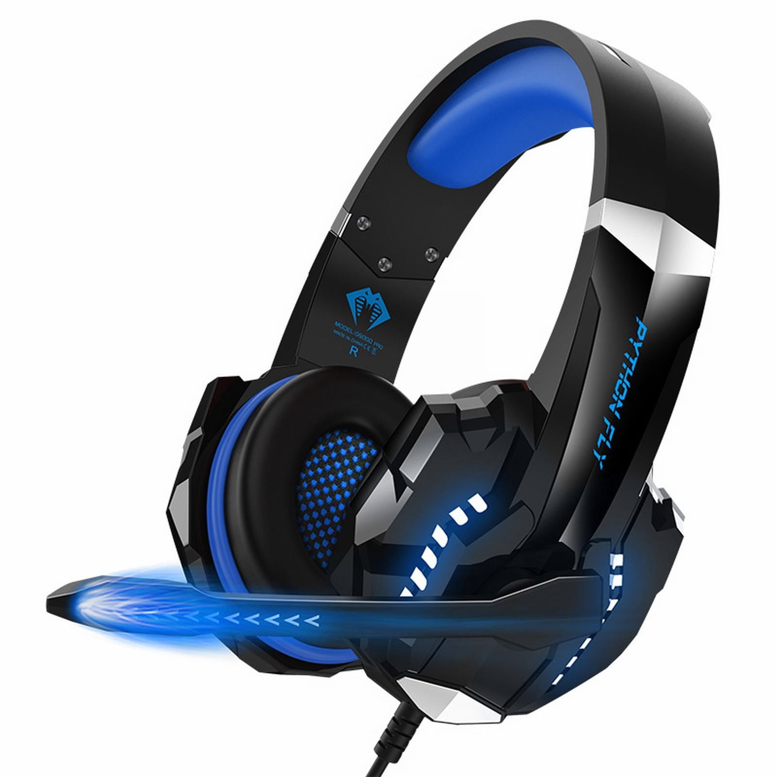 Colored Breathing Lights with Wired Headphones. 3.5Mm Usb 2 in 1 ...