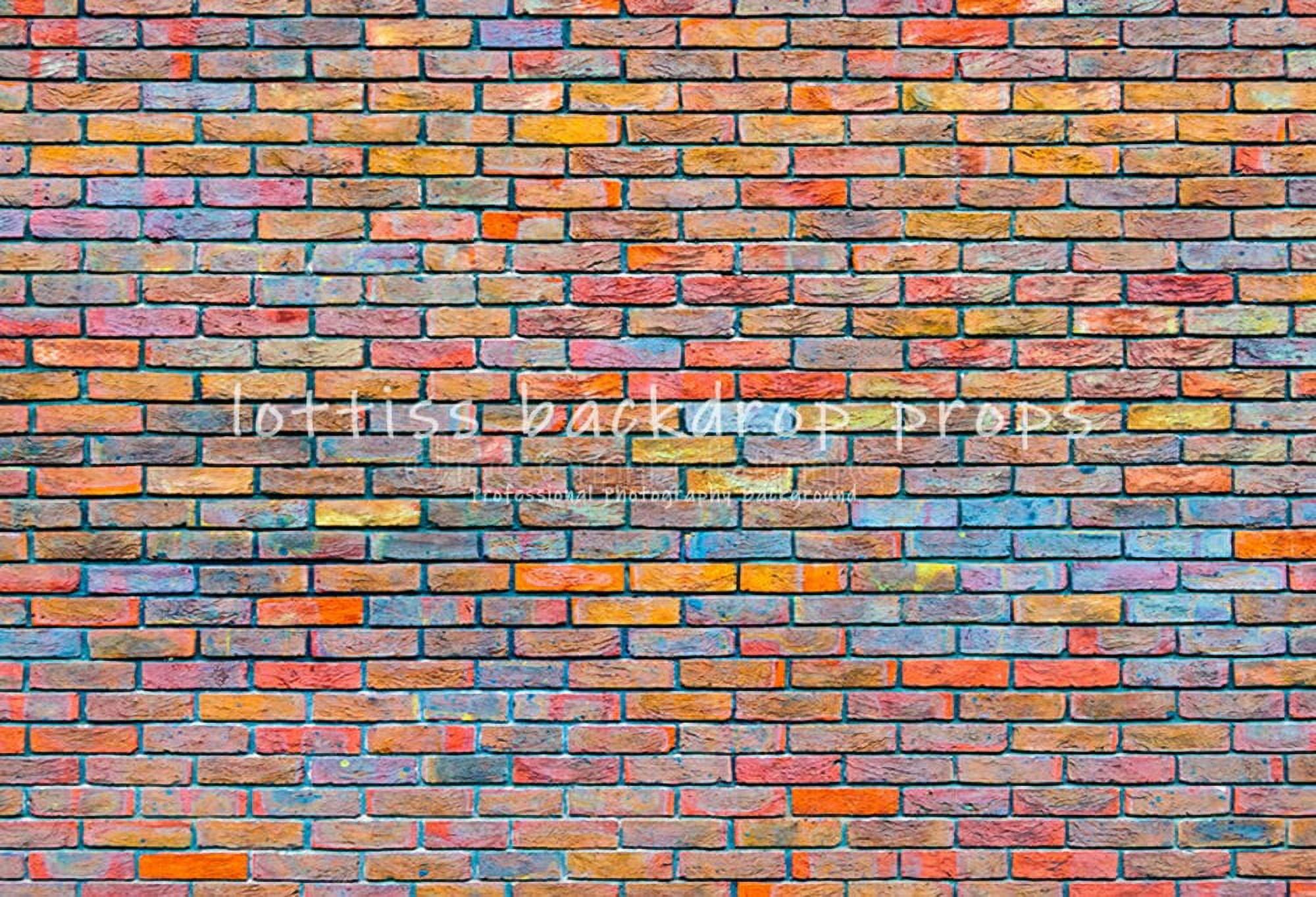 Colored Brick Wall Backdrops For Photography Adult Portrait Kids ...