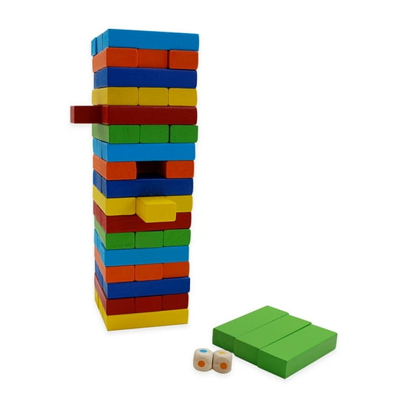 Colored Jenga Blocks