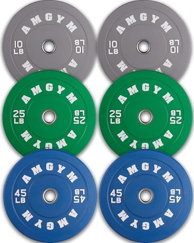 Colored Bumper Plates, Olympic Weight Plates Set, Rubber Bumper Weights ...