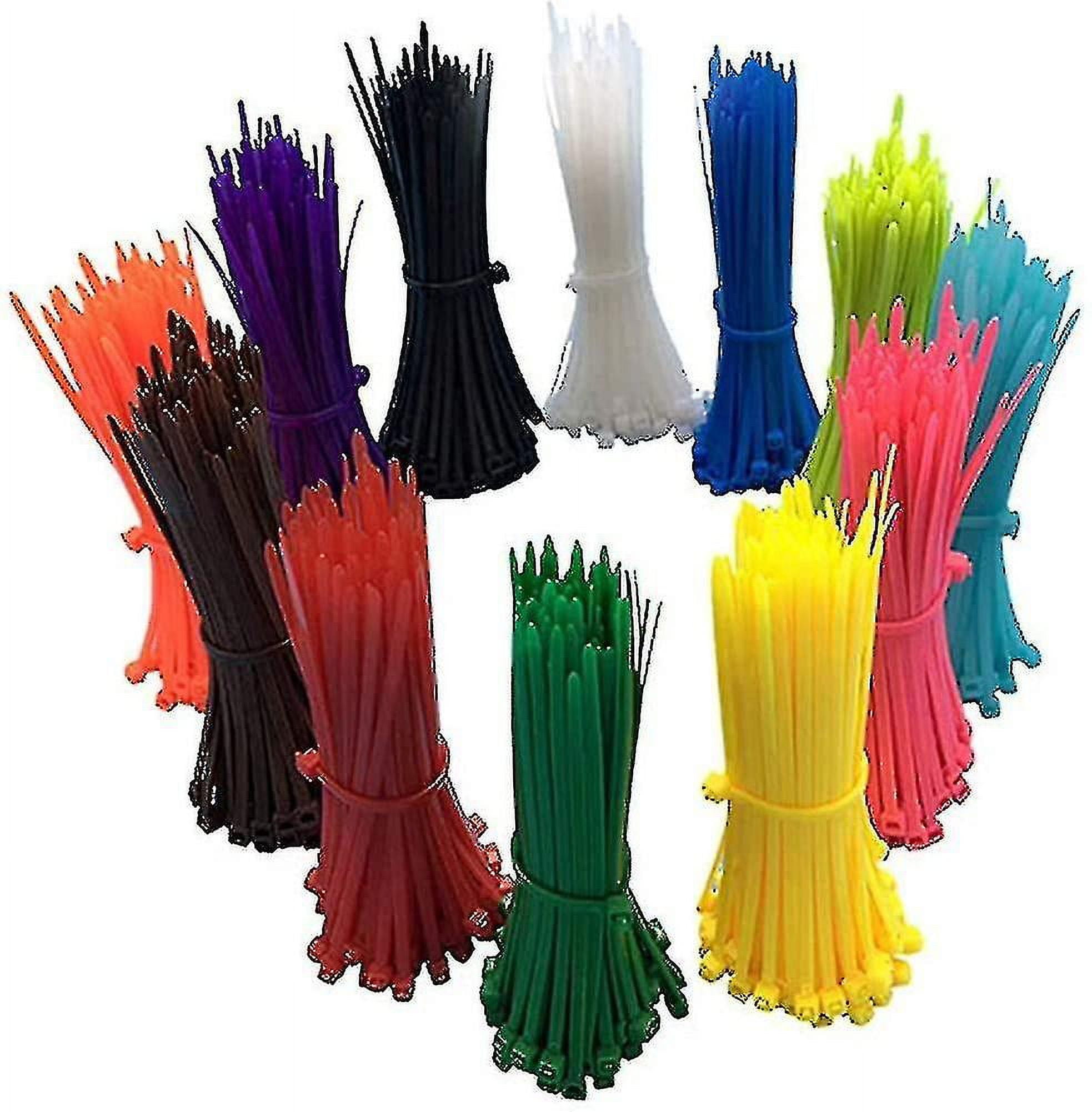 Colored Cable Ties Set 100 * 2.5mm 1200 Pieces - Walmart.com