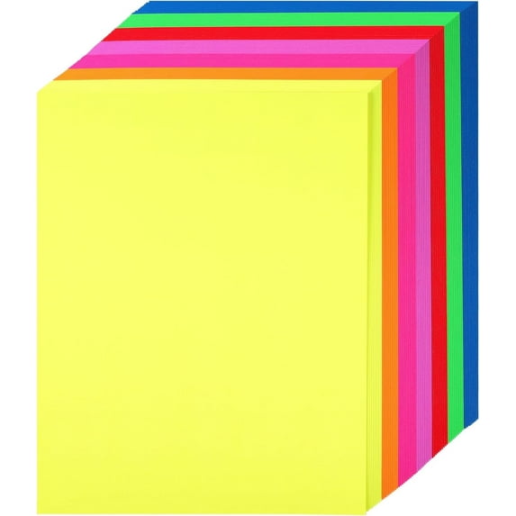 Colored Cardstock - 8 Colors Card stock 8.5 x 11 inch Art Crafts ...