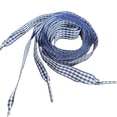 Colored Checkered Polyester Shoelaces Durability Comfort Shoe String ...
