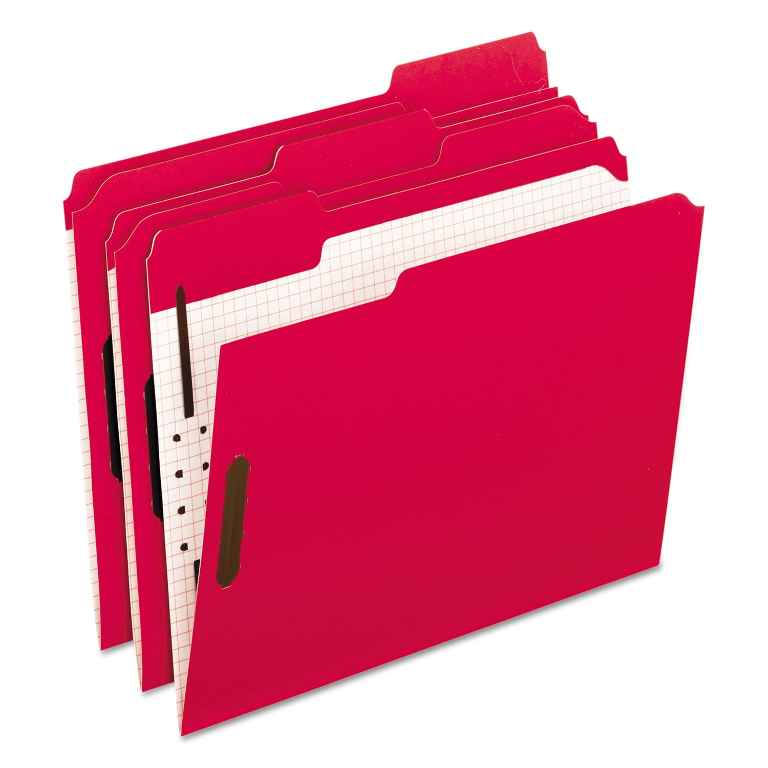 Colored Classification Folders with Embossed Fasteners, 2 Fasteners ...