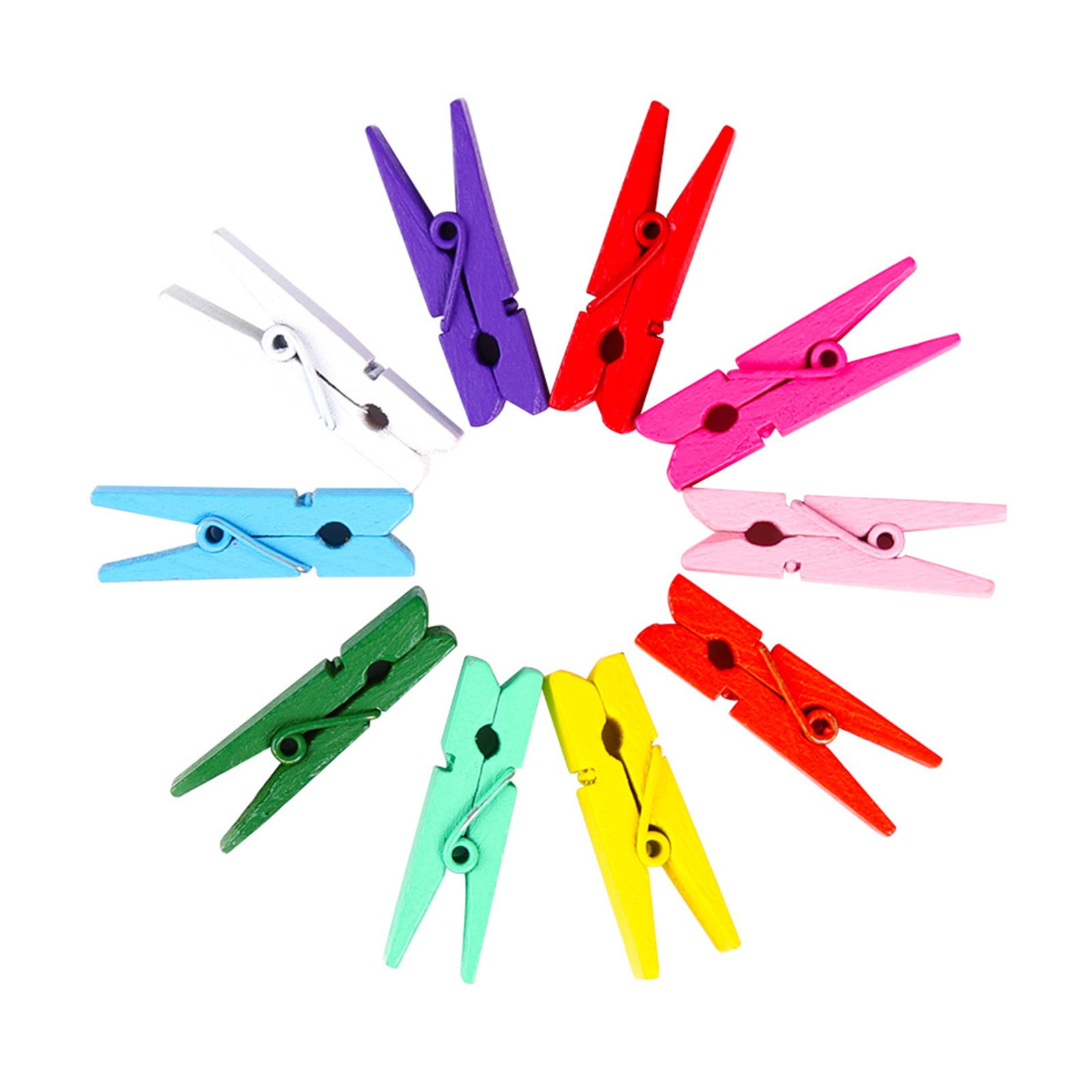 Colored Clothespin Wooden Colored Crafts Clothespin 1.4 Inches Hanging ...
