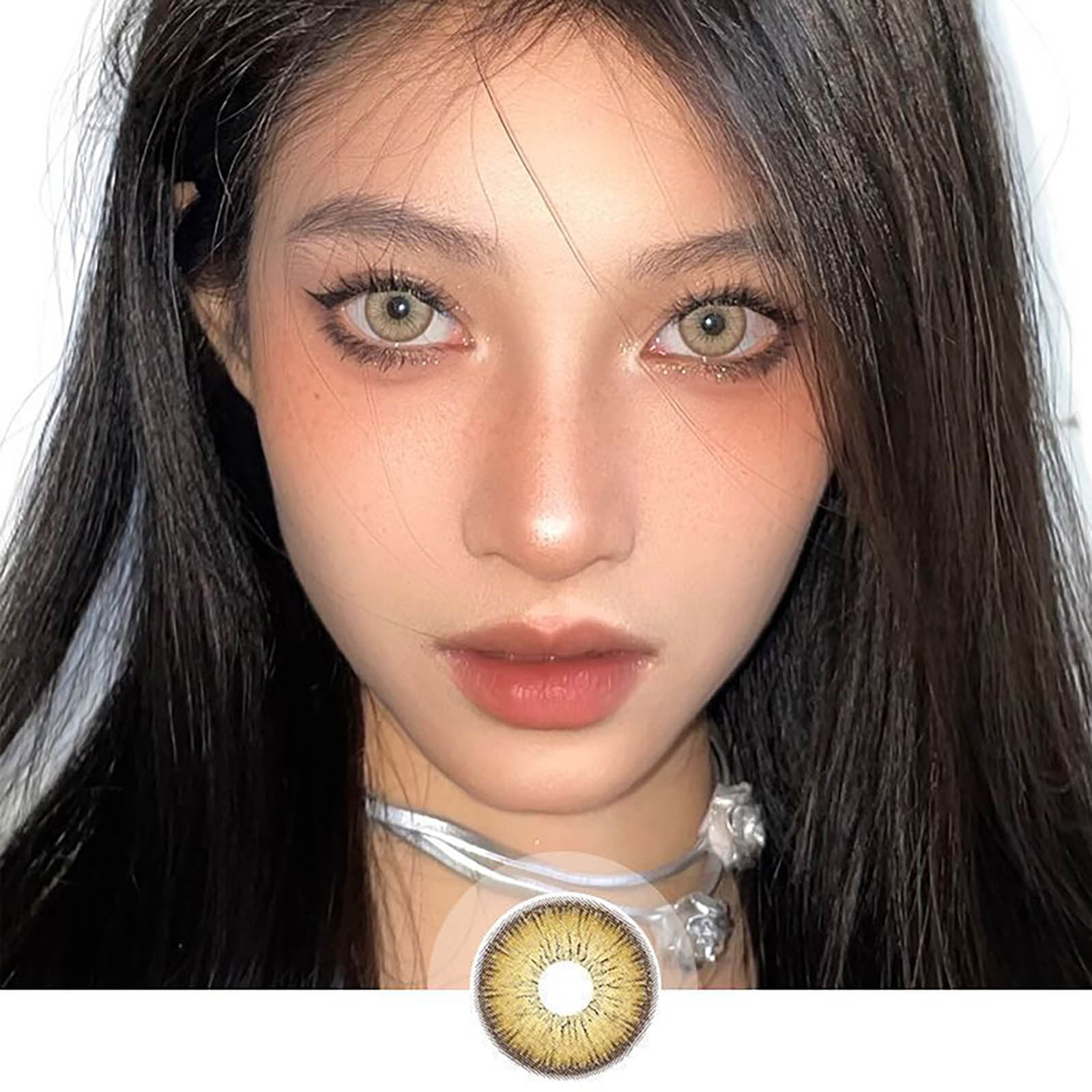 Colored Conctact Lens Zero Irritation Contact 1ml Party Eyes Unique Color Lay A Finger On Mind