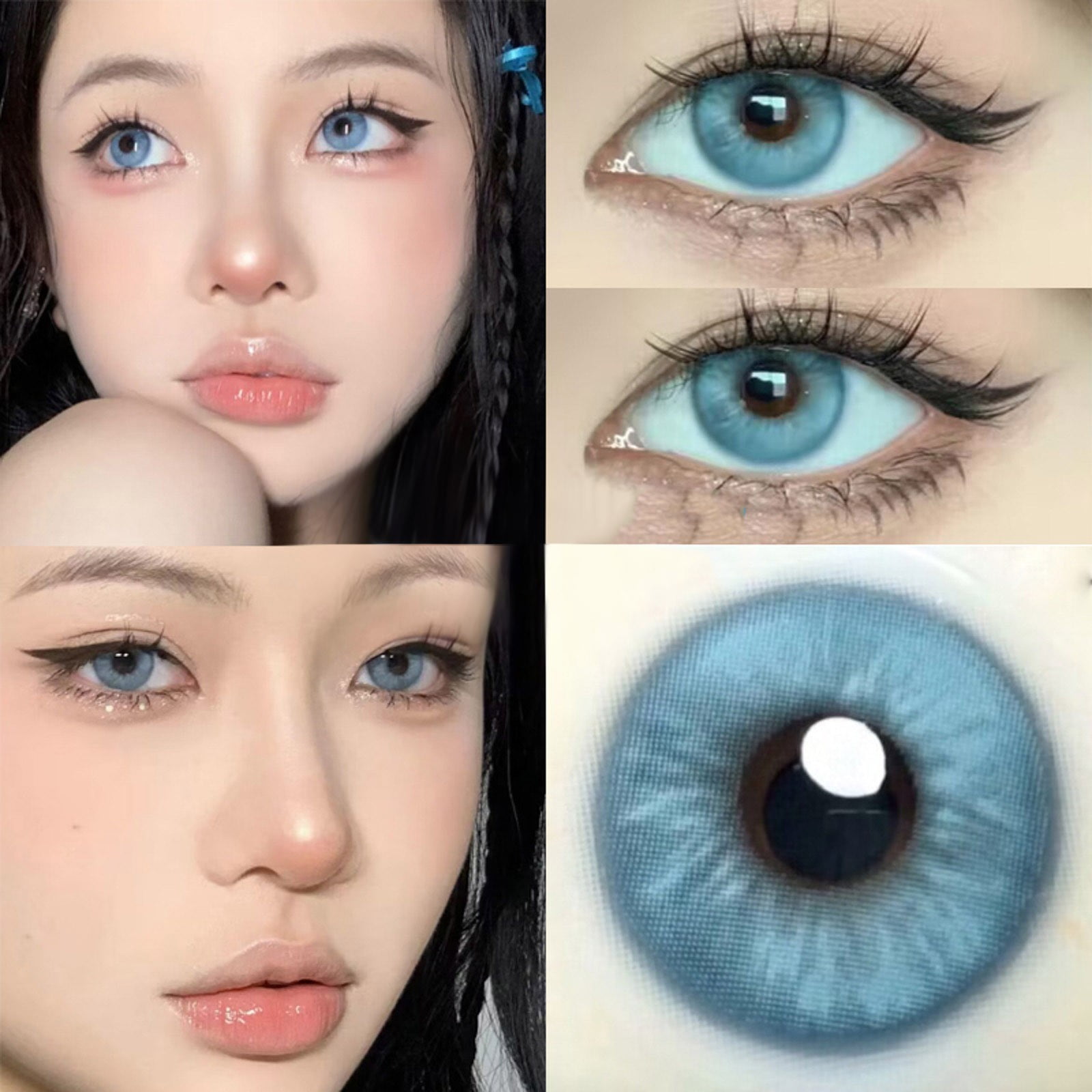 Colored Contact Lenses Holder Box Portable Color Contacts Lens Case ...