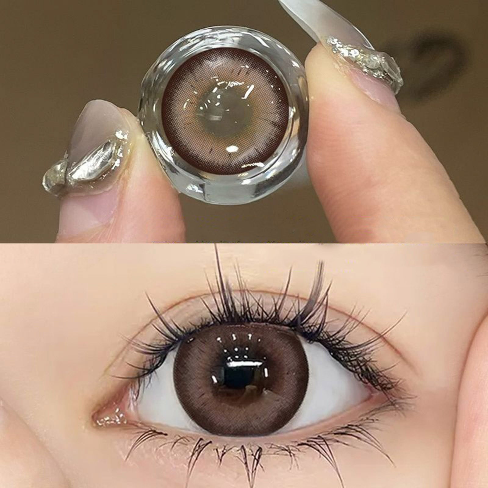 Colored Contact Lenses Holder Box Portable Color Contacts Lens Case ...