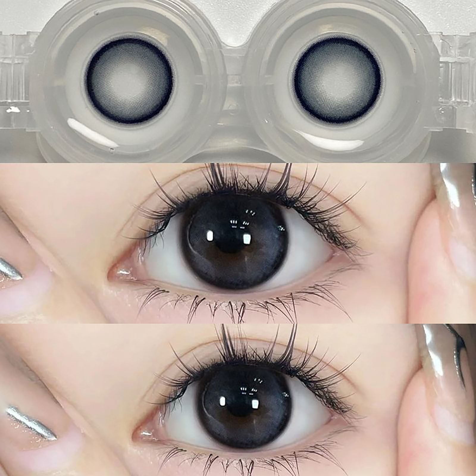 Colored Contact Lenses Holder Box Portable Color Contacts Lens Case ...