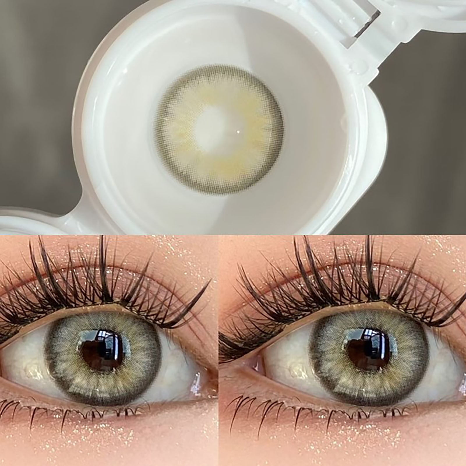 Colored Contact Lenses Holder Box Portable Color Contacts Lens Case ...