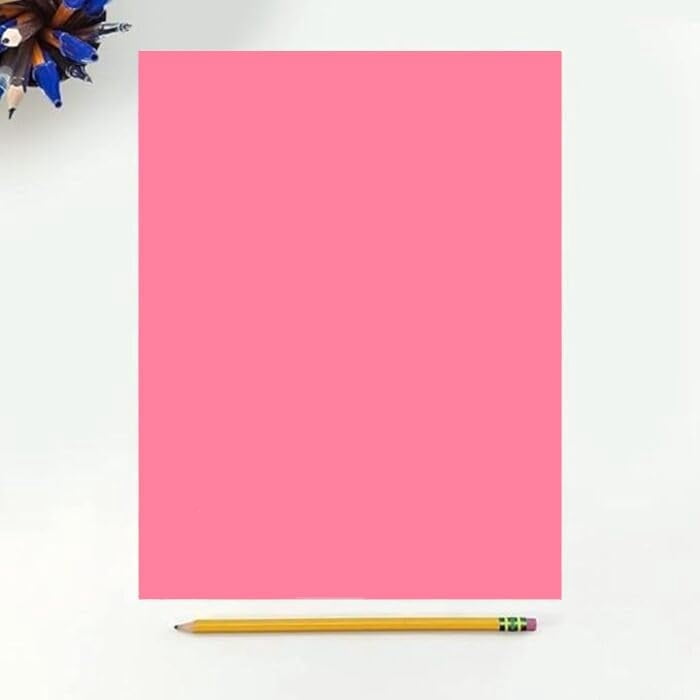 Colored Copy Paper, 20 8.5 X 11, 500 Sheets (cherry) - Walmart.com