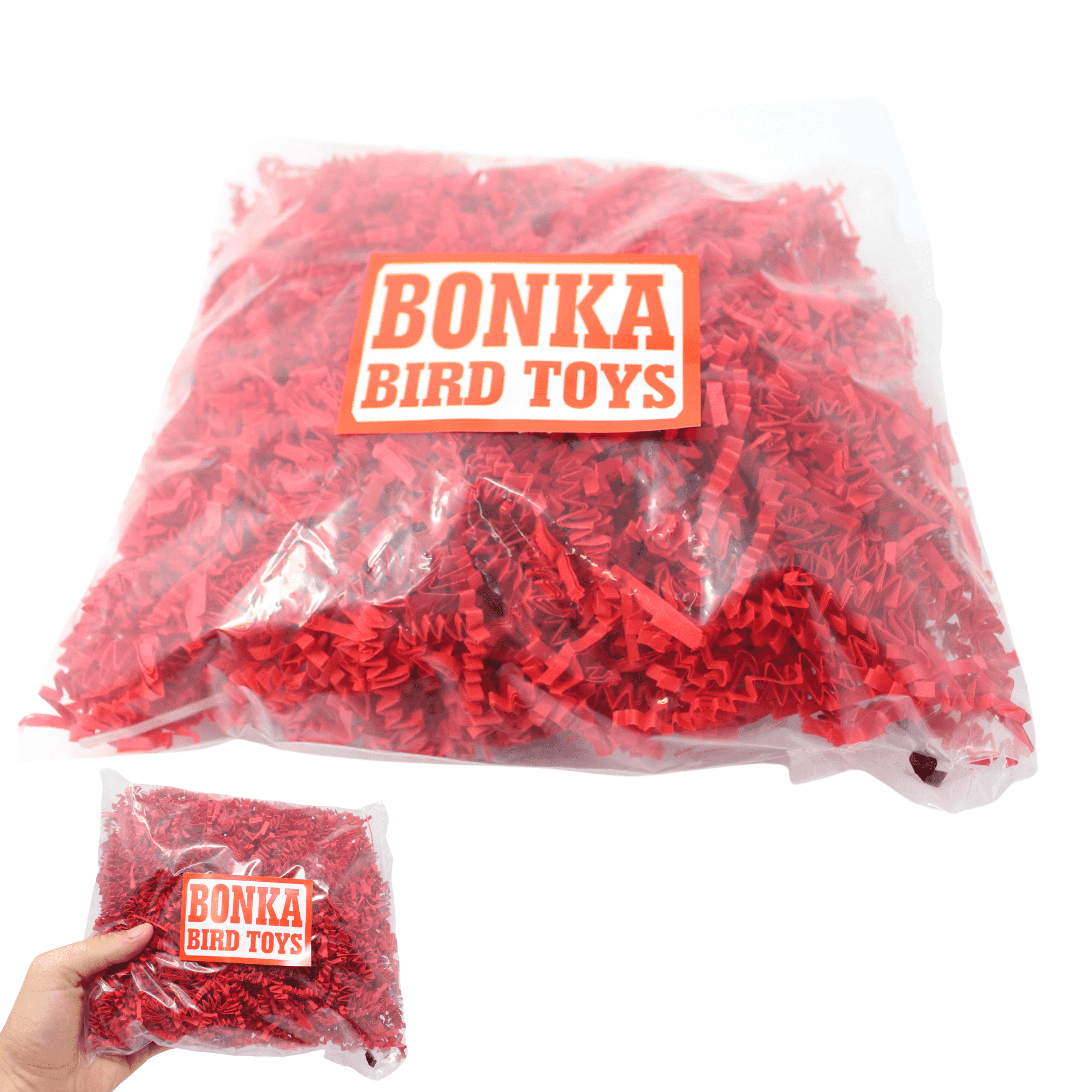 Colored Crinkle Shred Paper (Red) - Walmart.com
