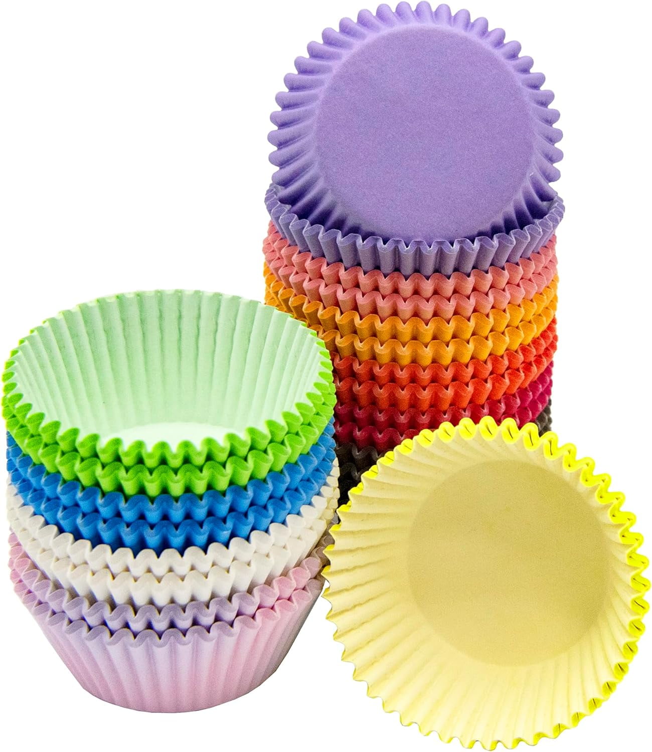 Colored Cupcake Liners 500-Count Paper Cupcake Liners Cupcake Wrappers ...