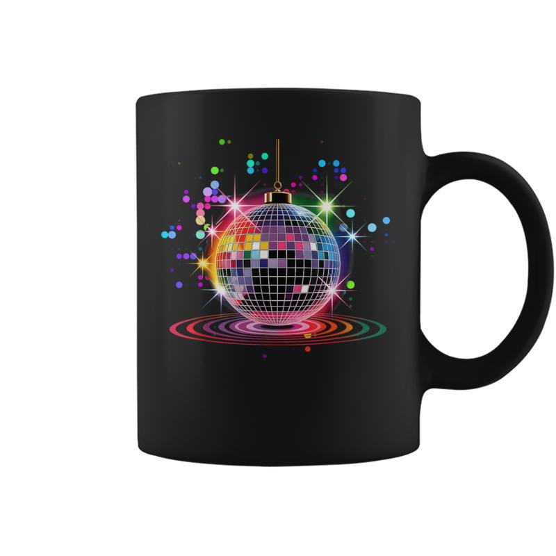 Colored Disco Ball Retro House Discoball Cool Party Coffee Mugs ...