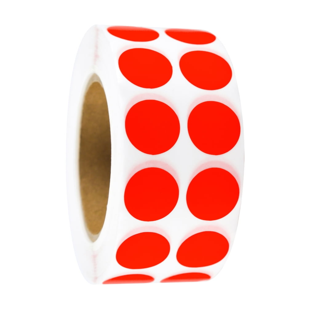 Colored Dots Sticker Circles Color Coding Labels Colorful Coding Label ...