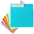 Colored Envelopes Self Seal A7 50 Pack, 10 Colors, 5.25 x 7.25 ...
