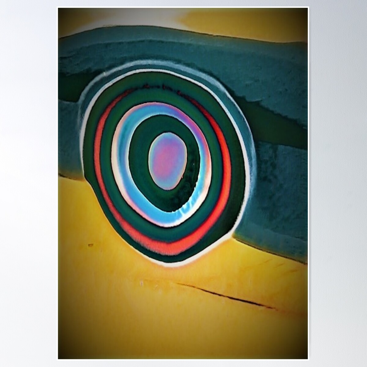 Colored Eye Poster Wall Art, Modern Wall Decor For Living Room Bedroom ...