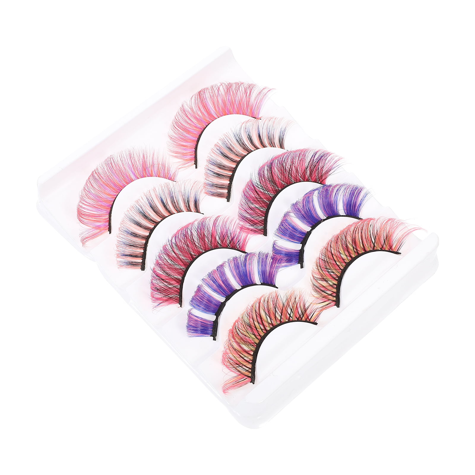 Colored Eyelashes False Strips That Look Like Extensions Fake - Walmart.com