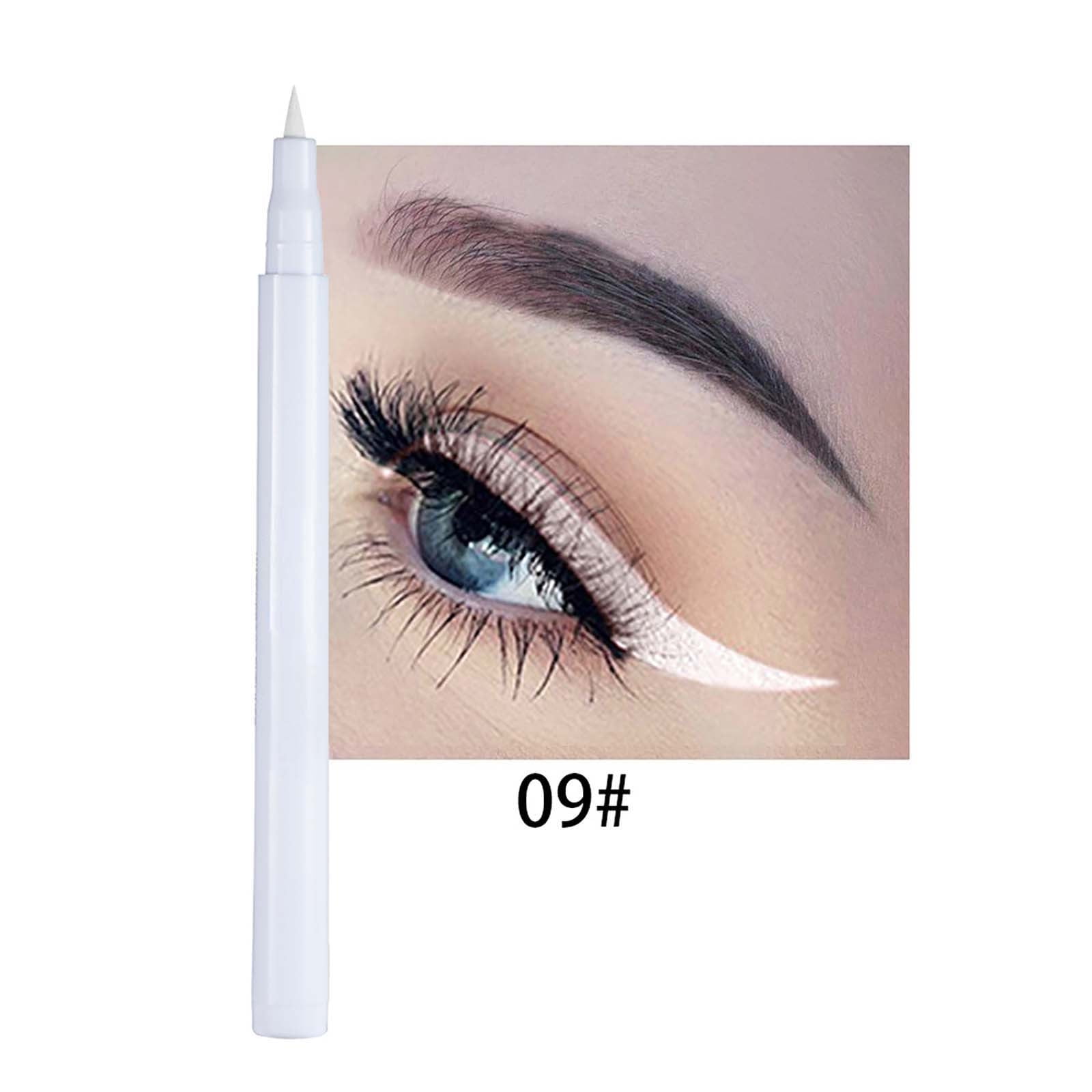 Colored Eyeliner Pencils, Long Lasting Color, Easy Application + Smudge ...