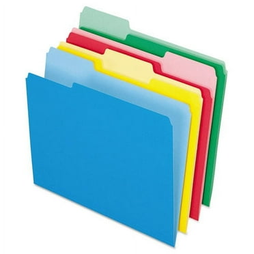 Pendaflex Divide-It-Up 3-Section File Folders, Letter Size, Assorted ...