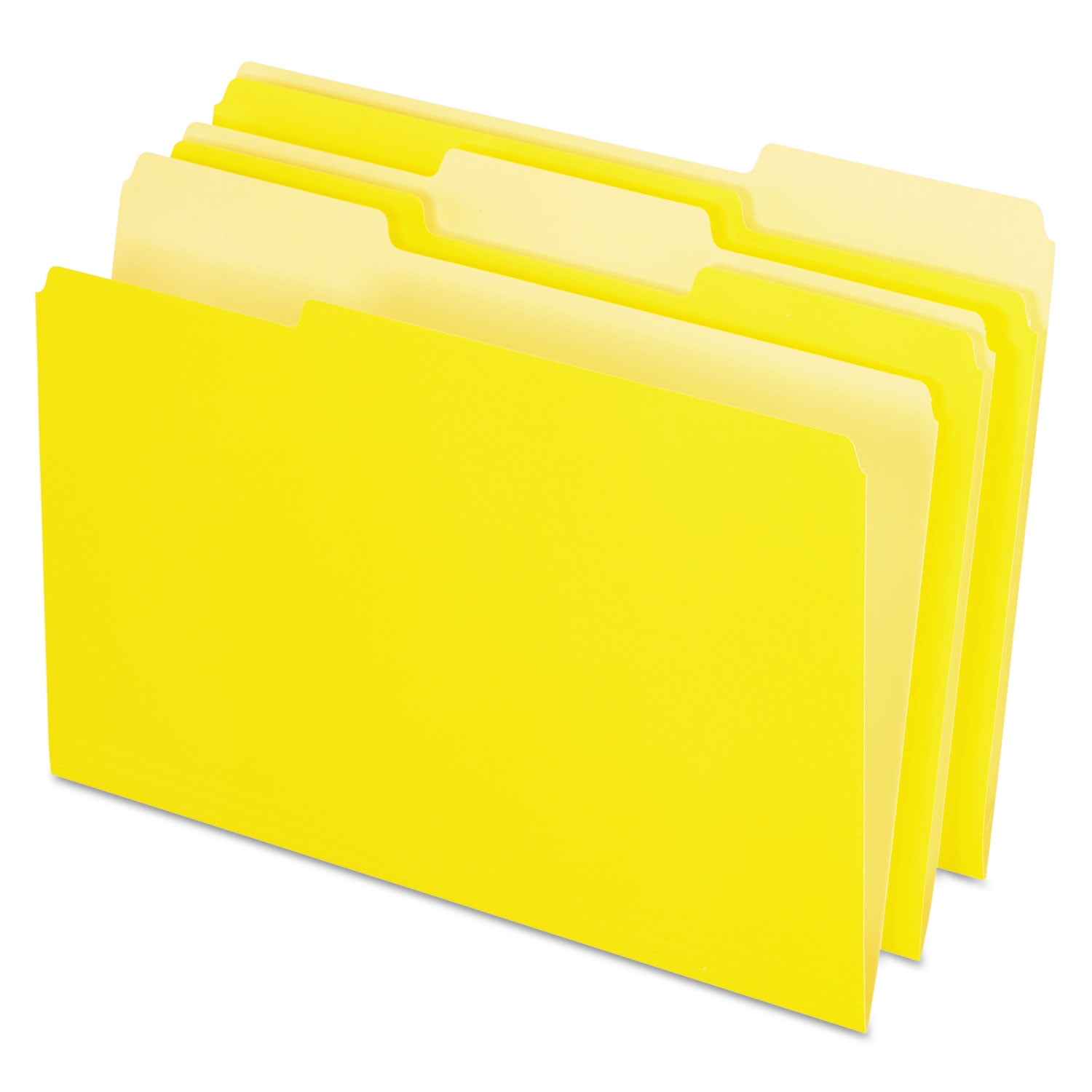 Pendaflex 153 1/3 YEL 1/3-Cut Tabs Assorted Legal Size Colored File ...