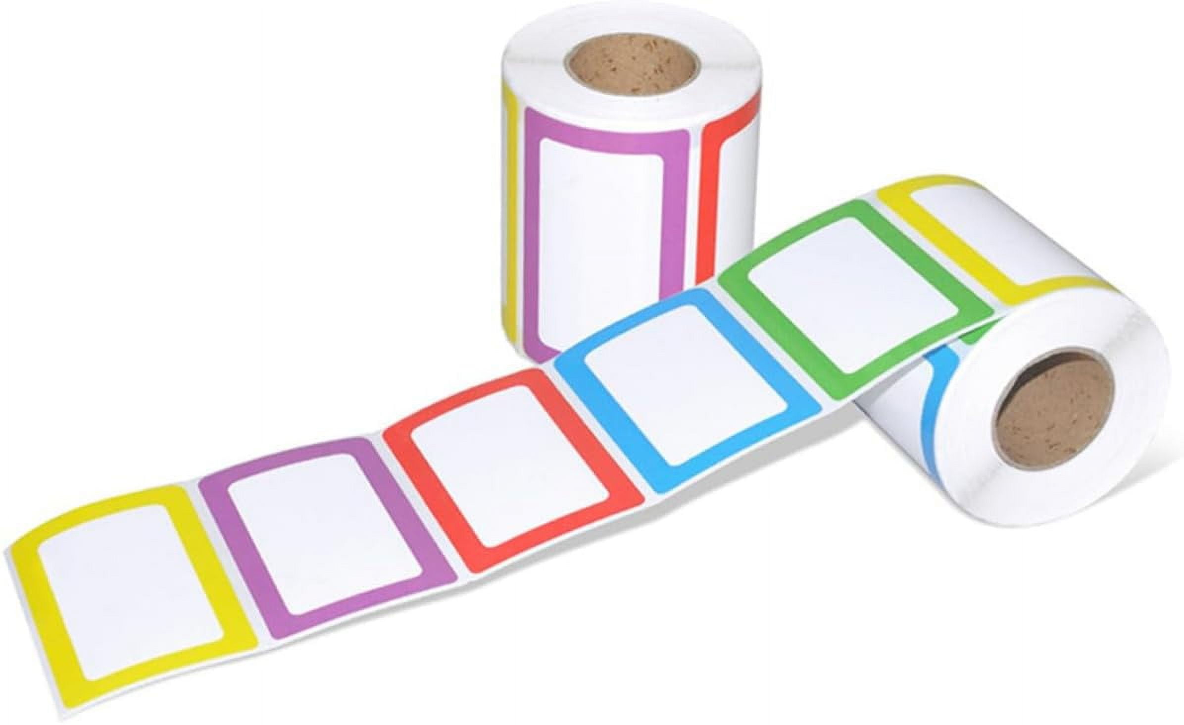 Colored File Folders 1 Roll 600pcs File Folders Colored Sticker Labels ...