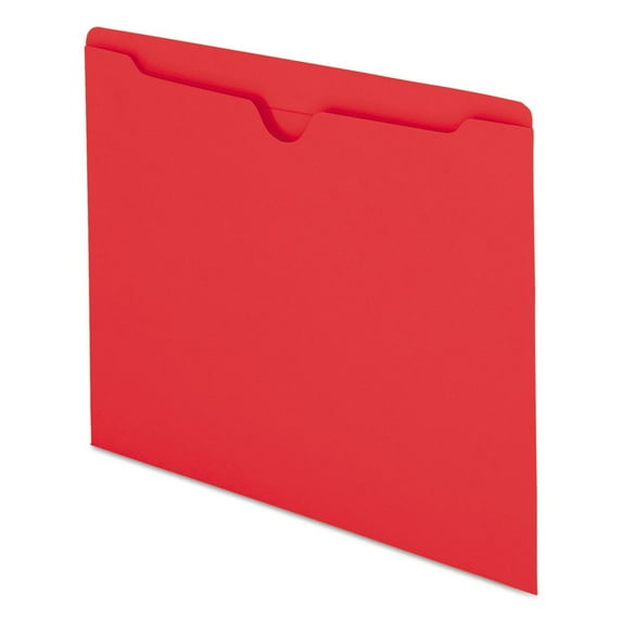 Smead 75509 Straight Tab Colored File Jackets with Reinforced Double ...
