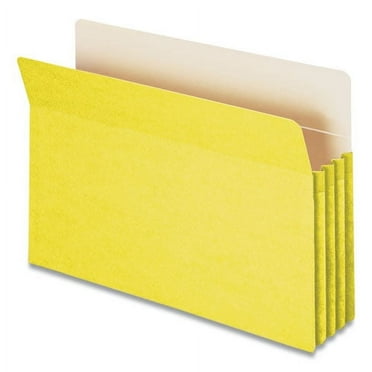 Smead 3 1/2" Expansion Colored File Pocket, Straight Tab, Letter, Green ...