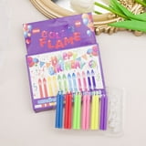 Colored Flame Candles Birthday Candles Party Cake Candles Cool And Good ...