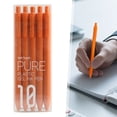 Colored Gel Pens, 0.5mm 10 Pieces Set Colorful Black Ink Fine Point ...